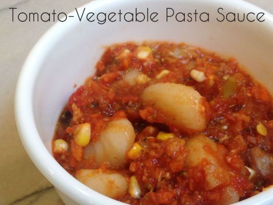 Tomato-Vegetable Pasta Sauce | Marisa's Healthy Kitchen
